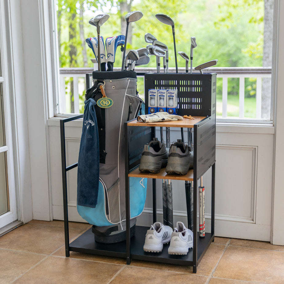 Garage Golf Club Organizer, Golf Gifts for Men, Golf Storage Organizer ...