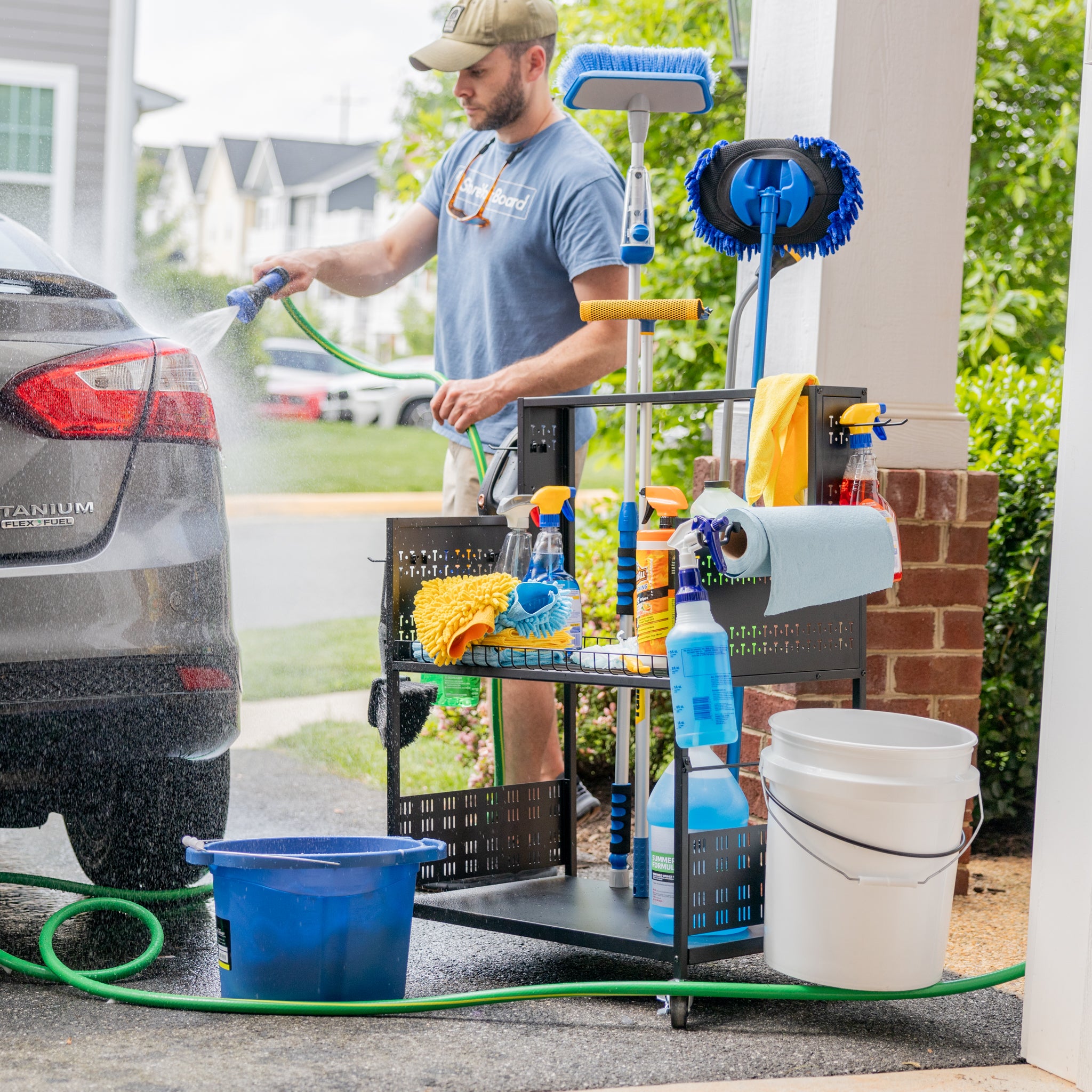 The Everything Utility Cart, Garage Rolling Storage Organization, Car ...