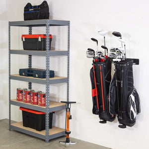 BLAT Golf 2 Bag Wall Rack | Garage & Home Organizer | Heavy-Duty ...