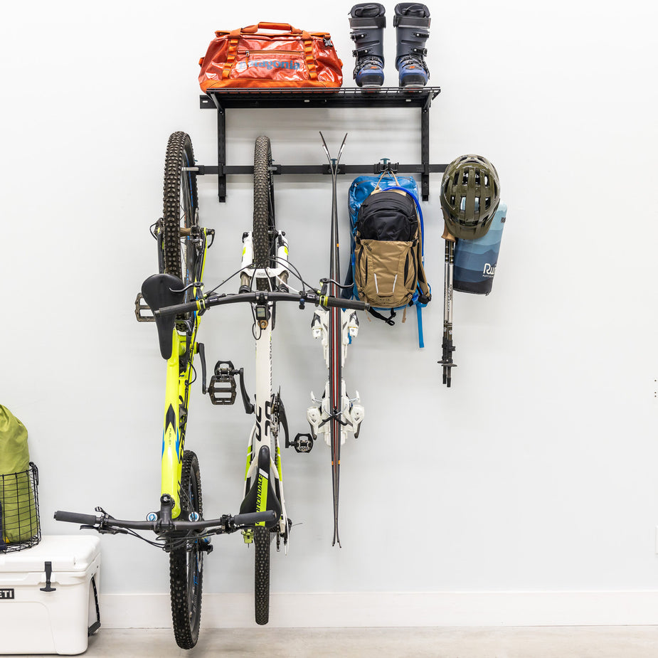 Teal Triangle G-Adventure with Shelf | Garage Organization – StoreYourBoard