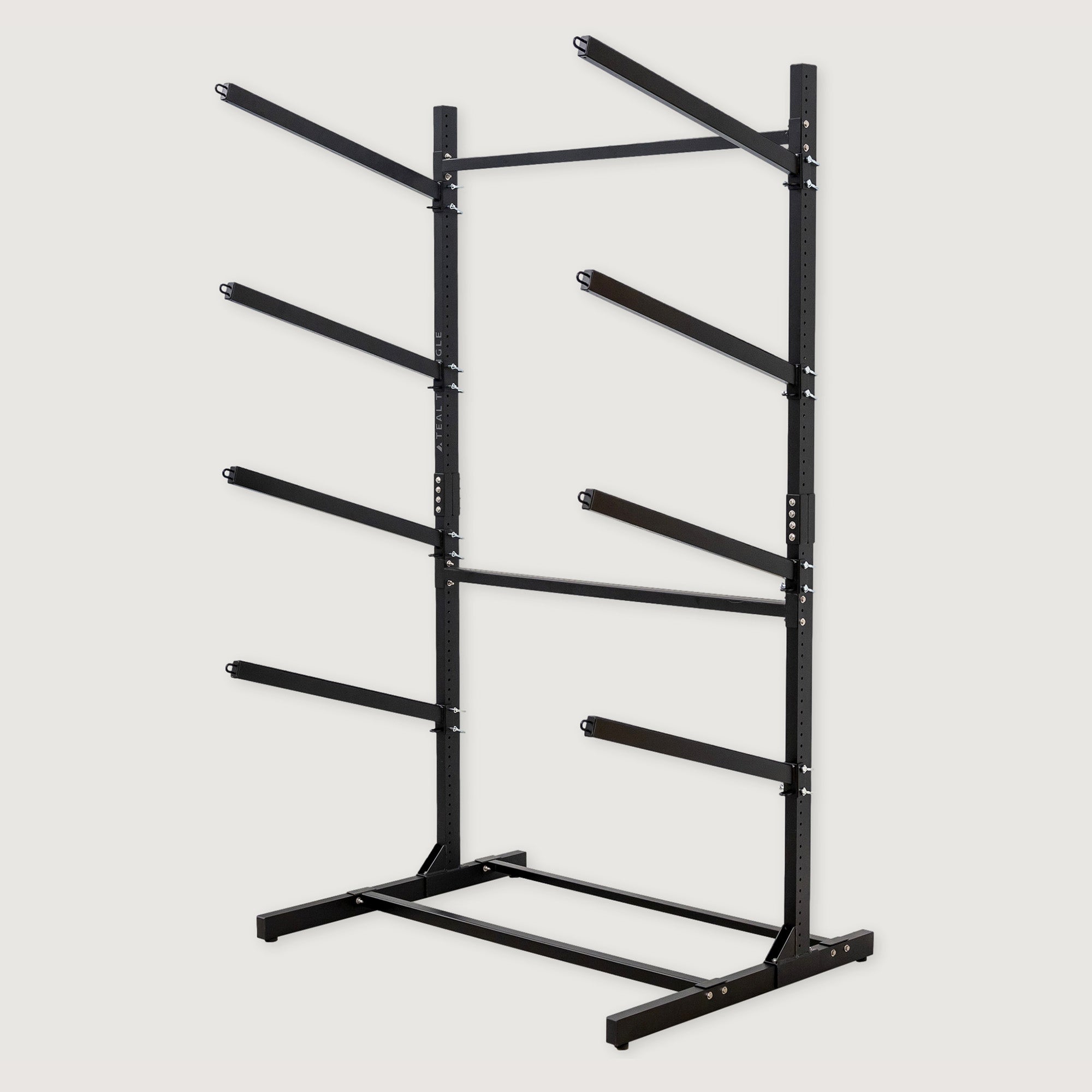 Teal Triangle G Watersport Rack - 4 Level Black – StoreYourBoard