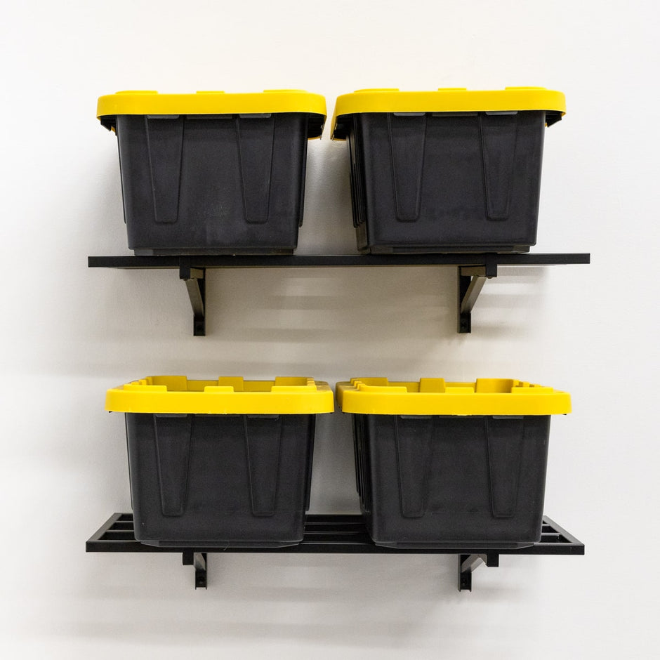 Compact Garage Wall Shelves, 1' x 2' Wall Mounted Shelving, Heavy Duty ...