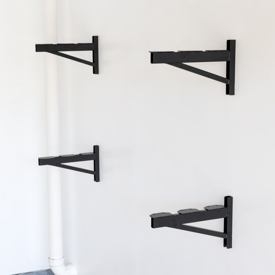 1' x 4' DIY Wall Shelves, Heavy-Duty Wall Mount Brackets for Workshop ...