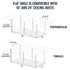4' x 8' Garage Overhead Storage, Ceiling Shelf, Heavy-Duty Ceiling Rack ...