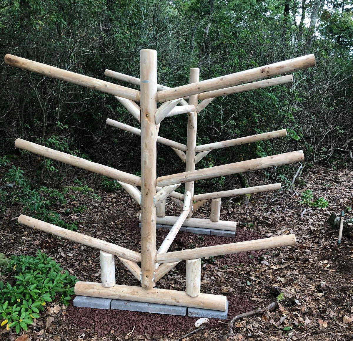 Outdoor 6 Kayak Log Racks | SUP, Paddle Board and Kayak Storage Racks ...