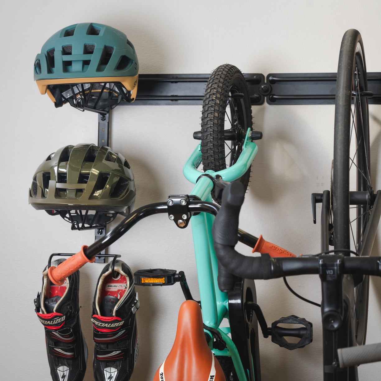 Bike Storage, Bicycle Garage Racks, Wall Mounted Swivel Bike Hangers ...
