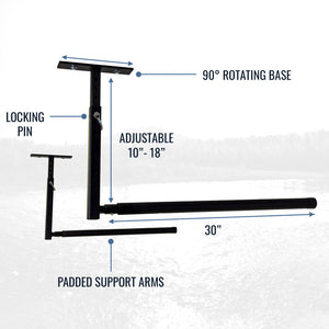 Adjustable Ladder Ceiling Rack | Hi-Port Single – StoreYourBoard