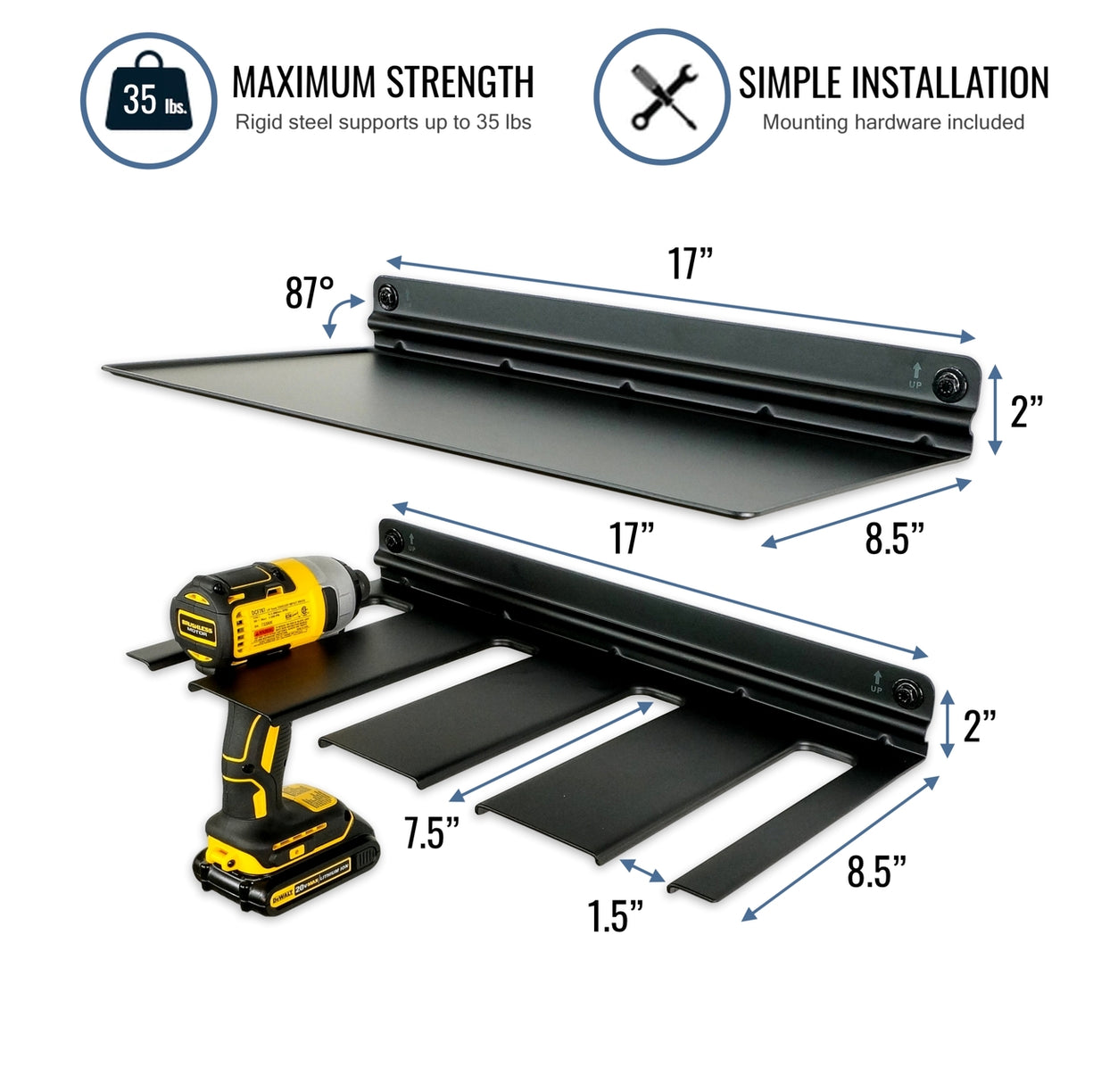 E-Drill Tool Organizer with Shelf – StoreYourBoard