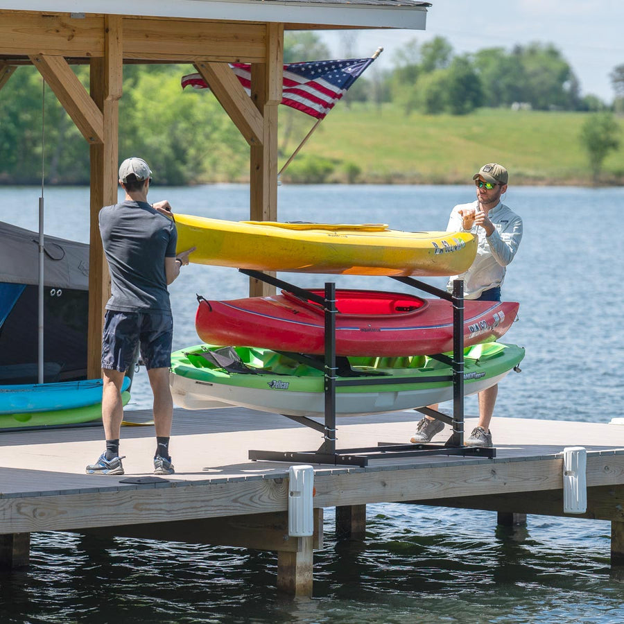 Teal Triangle Freestanding G-Watersport | 3 Kayaks, Canoes, or SUPs ...