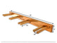 Snowbird Ski Storage Wood Rack | Holds 4 Pairs of Skis – StoreYourBoard