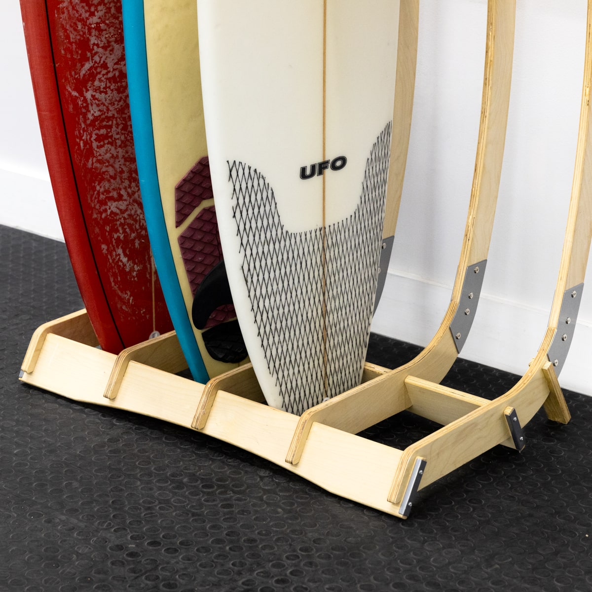 Big Sur Surfboard Storage Wood Stand | Holds 4 Surfboards – StoreYourBoard