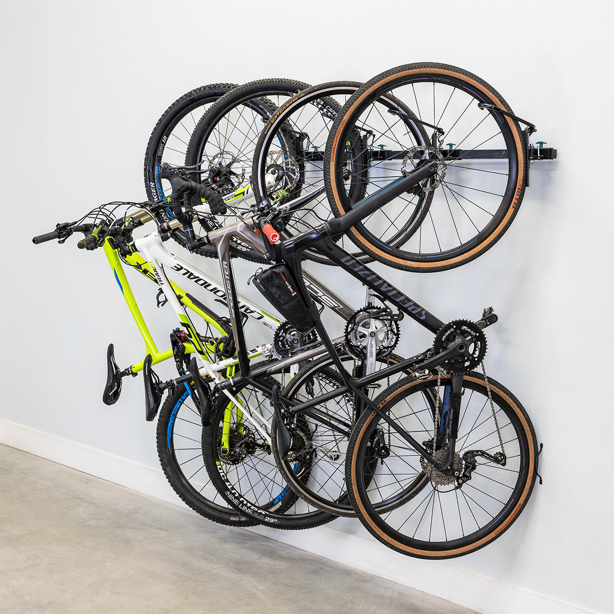 G-Swivel Bike | Adjustable Wall Storage System | Holds 4 Bikes ...