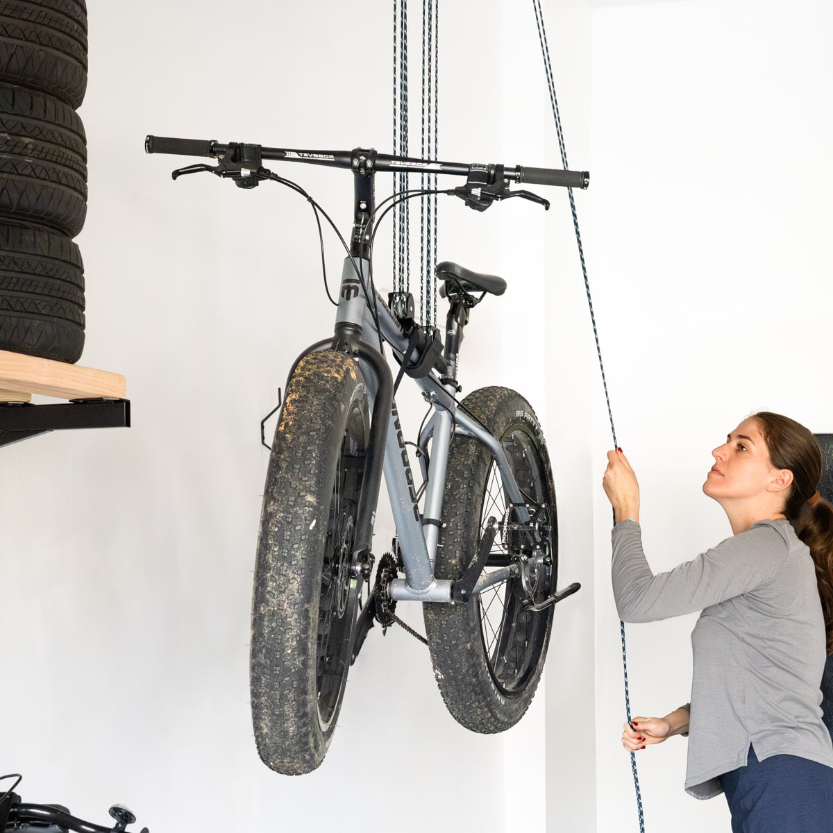 Heavy-Duty Bike Hoist, Bike Ceiling Hoist – StoreYourBoard