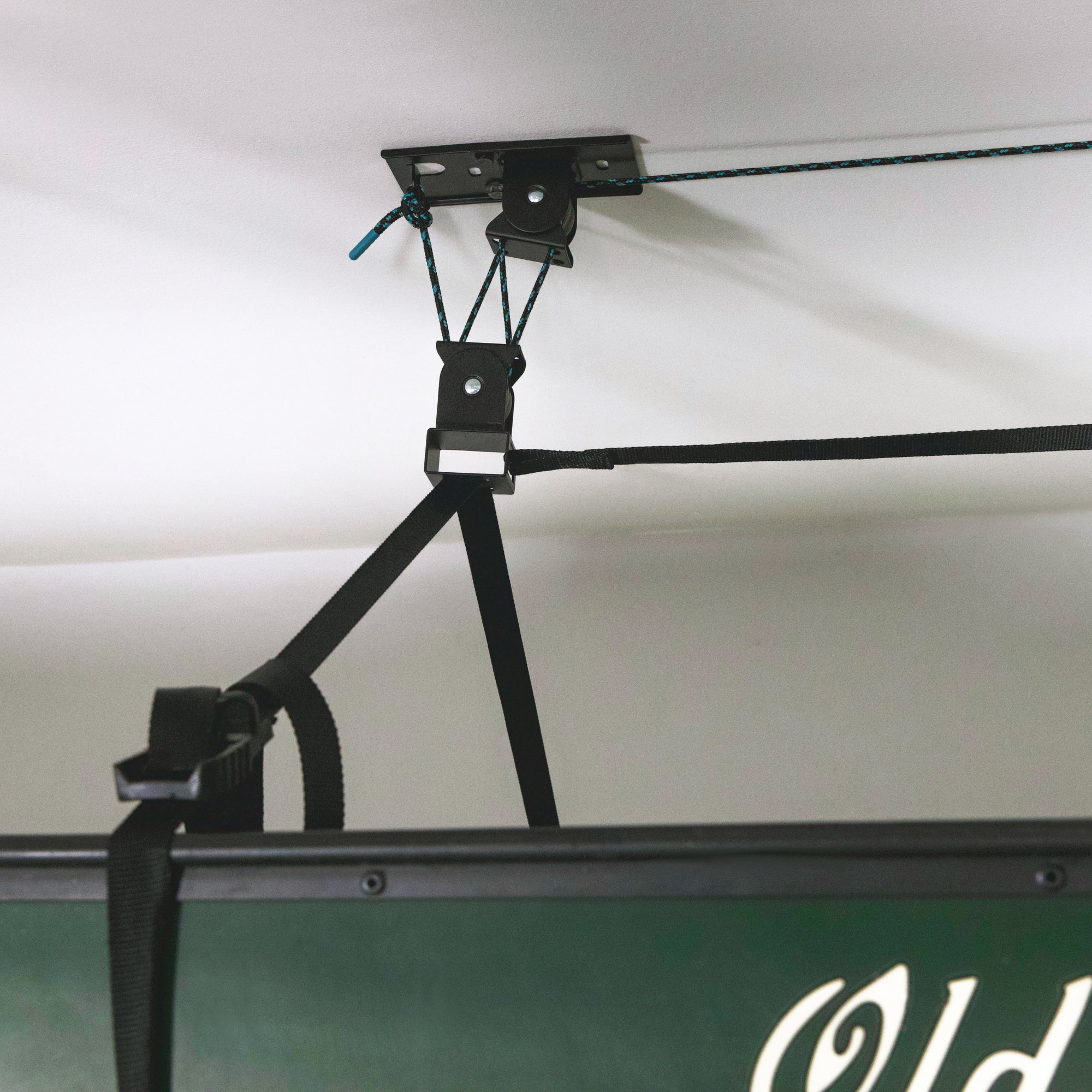 Easy Lift Canoe Hoist, Heavy Duty Garage Pulley System, Ceiling ...