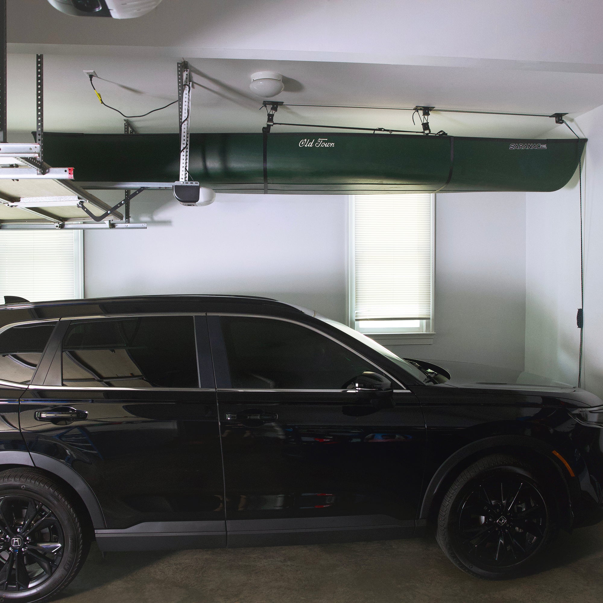 Easy Lift Canoe Hoist, Heavy Duty Garage Pulley System, Ceiling ...