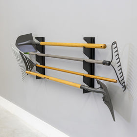 Garden Yard Tool Storage Racks | Hang shovels, rakes, brooms, hoses ...