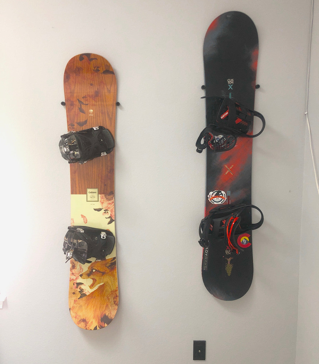 The Cinch Snowboard Display | Floating Rack | 2 Boards – StoreYourBoard