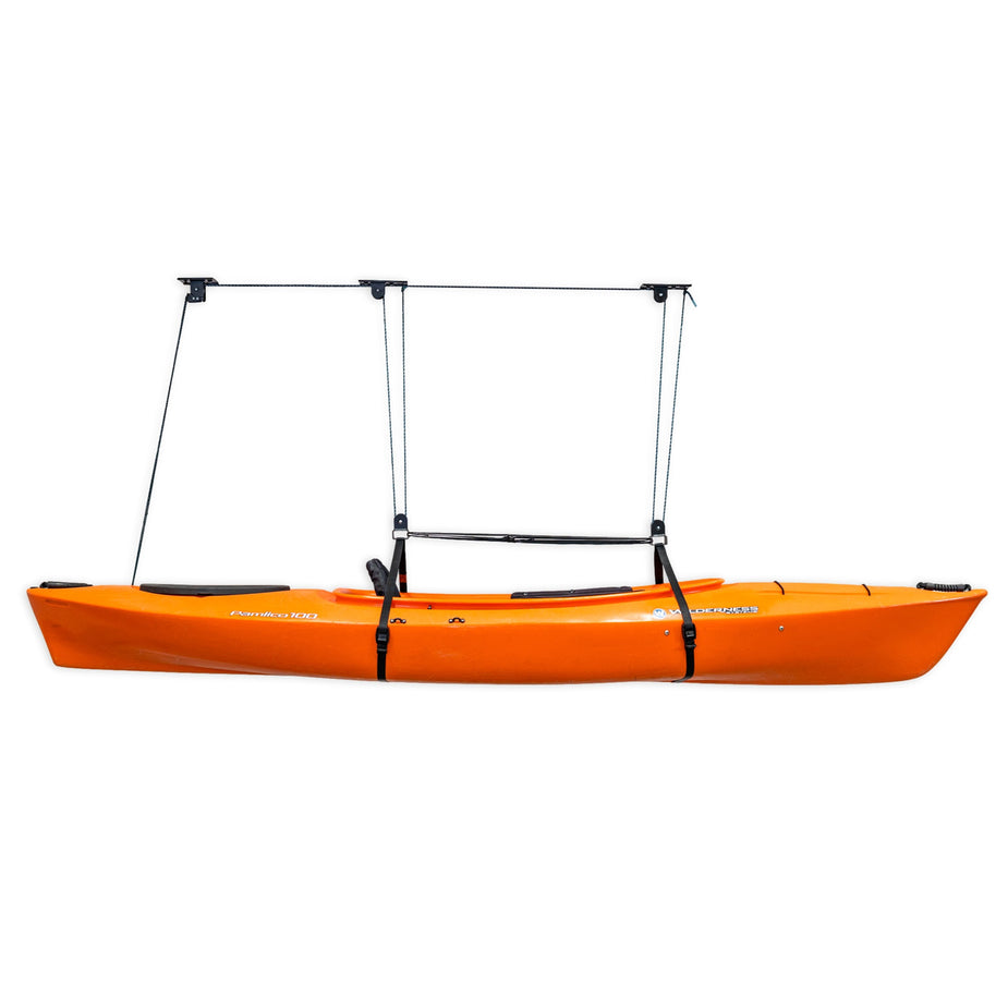 Teal Triangle Elite Kayak Pulley System | Ceiling Storage – StoreYourBoard