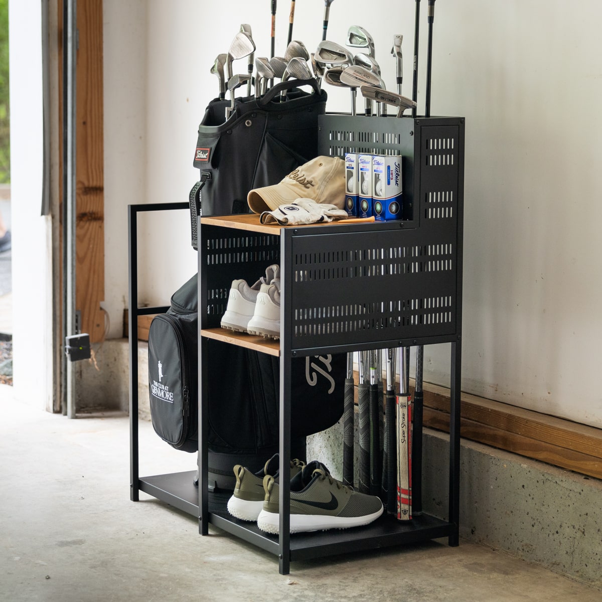 Garage Golf Club Organizer, Golf Gifts for Men, Golf Storage Organizer ...