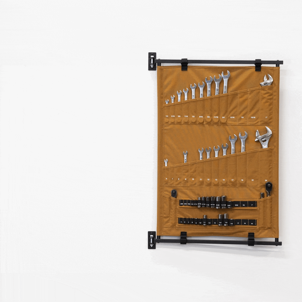 Pivot Panel Wall Mounted Tool Organizer, 180° Swivel, Tan – StoreYourBoard