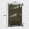 Pivot Panel Wall Mounted Tool Organizer, 180° Swivel, Green ...