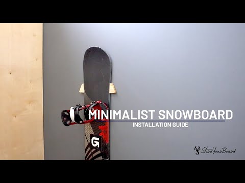 Taos Snowboard Storage | Minimalist Wood Display Rack – StoreYourBoard