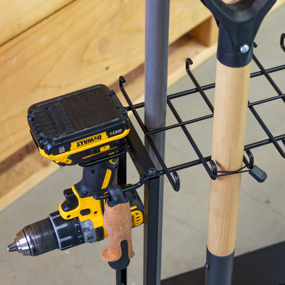 Shovel Shuttle, Rolling Garden Tool Organizer, Shovel, Rake, Clippers ...