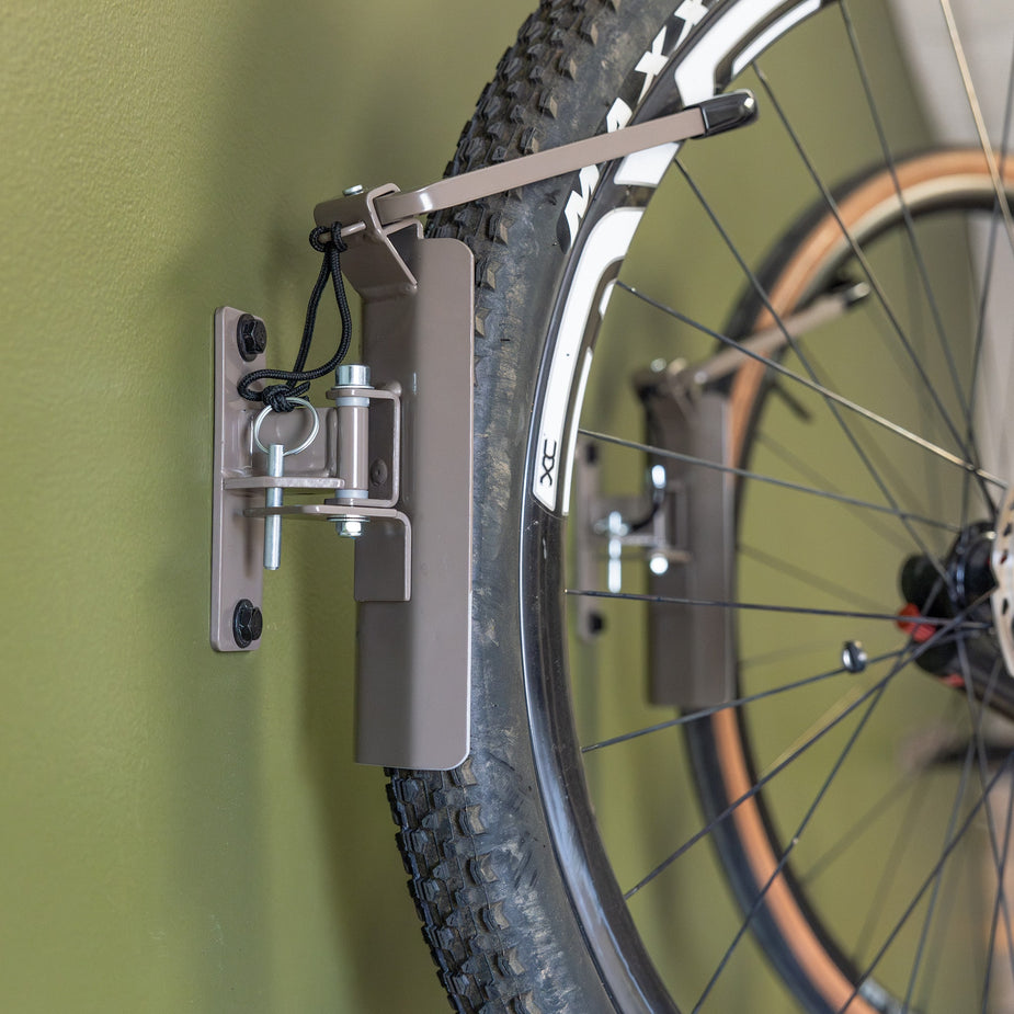 Swivel Mount Bike Storage Rack | 4 Bicycle | Garage Wall Hook | Mud ...